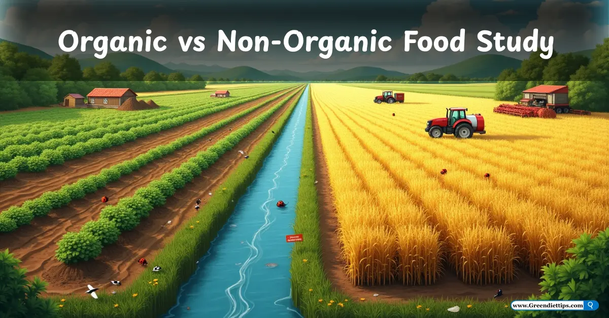 Organic vs Non-Organic Food Study » GreendietTips
